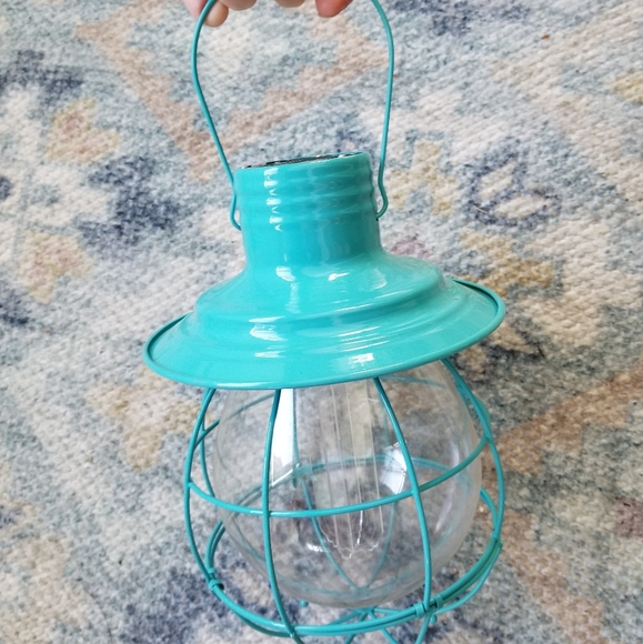 Accents | Retro Caged Light 1 Battery Operated Blue Led | Poshmark